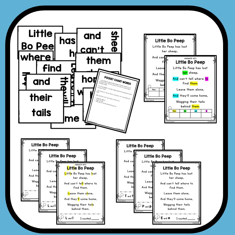 Little Bo Peep Lesson Plans - Preschool Teacher 101