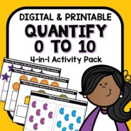 4-in-1 Counting 11 to 20 Digital Activities Bundle - Preschool Teacher 101