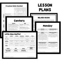 Little Miss Muffet Lesson Plans - Preschool Teacher 101