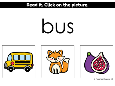 4-in-1 CVC Short U Digital Activities Bundle - Preschool Teacher 101
