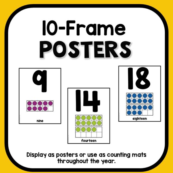 Number Posters 0-20 with Real Photos - Preschool Teacher 101