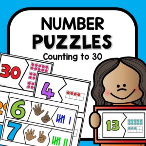 4-in-1 Counting to 10 Digital Activities Bundle - Preschool Teacher 101