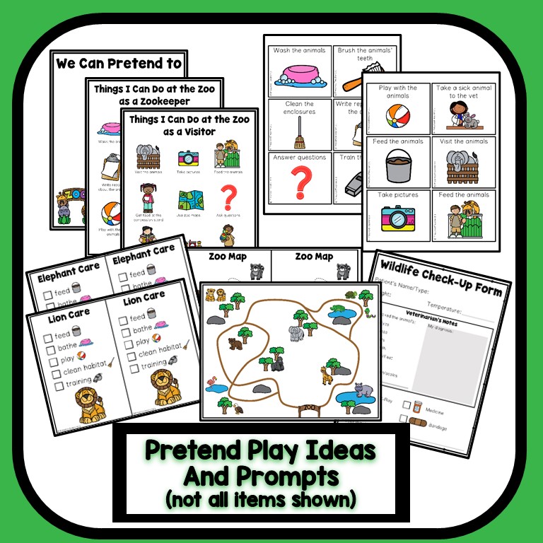 Zoo Dramatic Play - Preschool Teacher 101