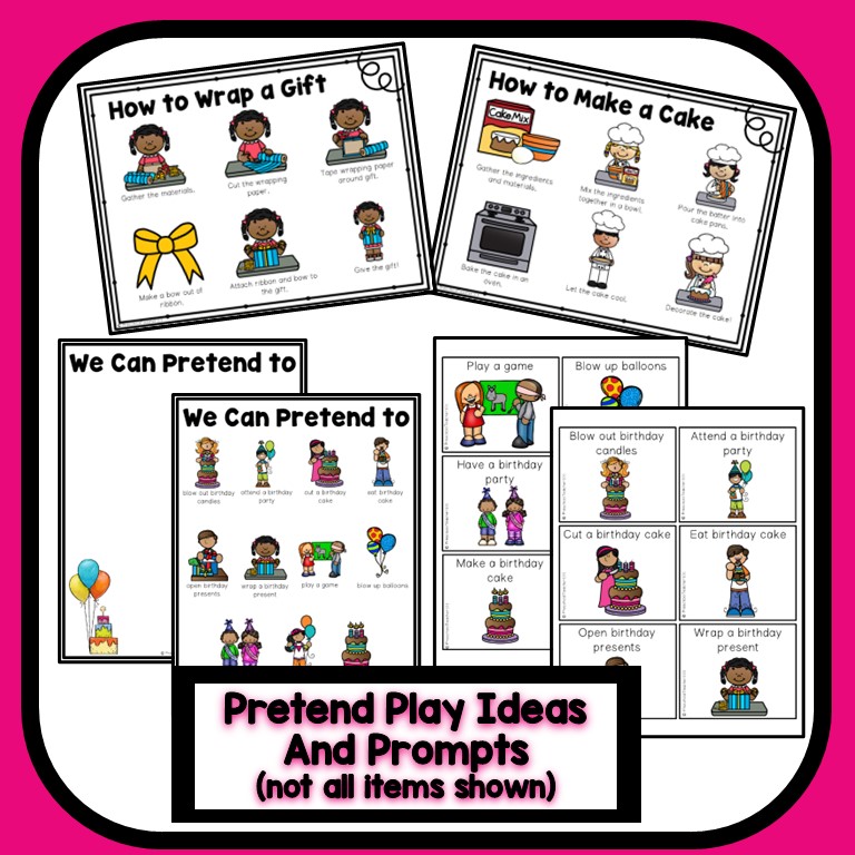 Birthday Party Dramatic Play - Preschool Teacher 101