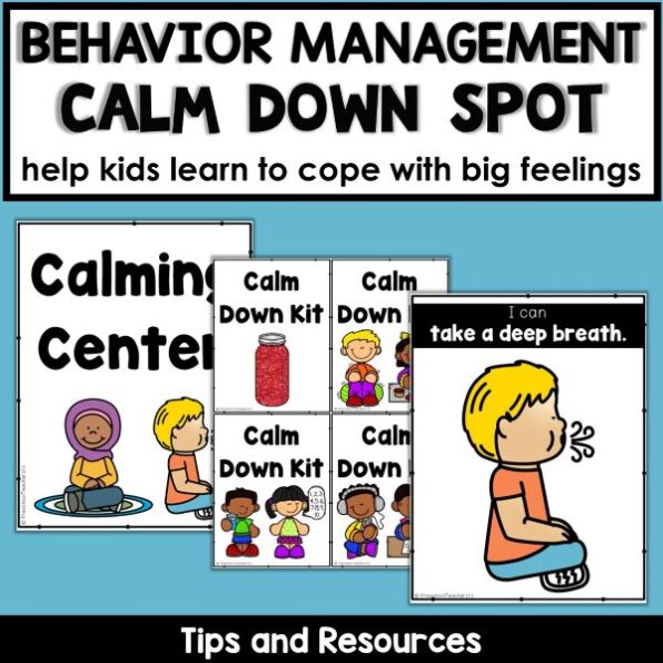 Calm Down Area and Self-Regulation Tool Kit