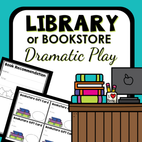 Library or Bookstore Dramatic Play - Preschool Teacher 101