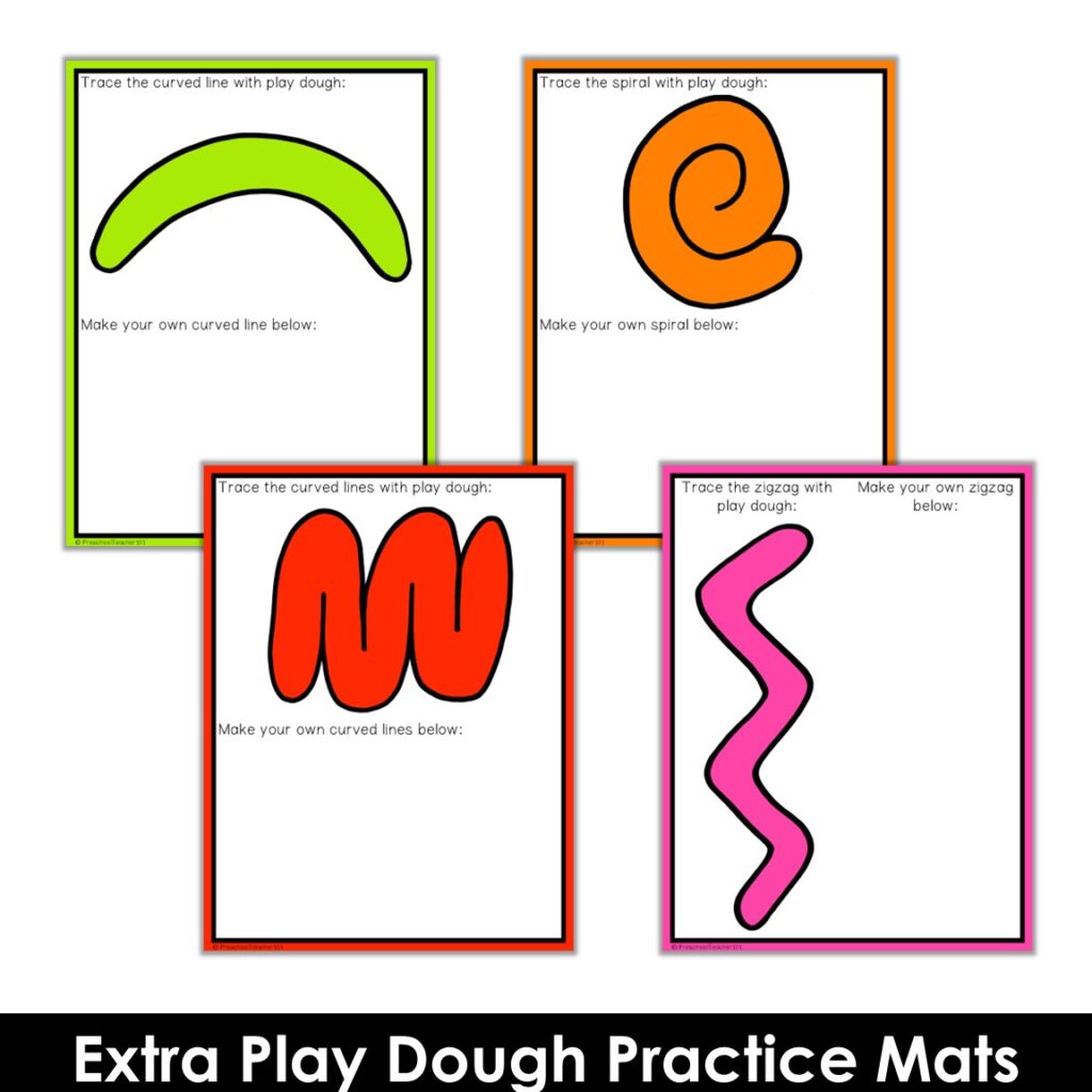 Nonseasonal Play Dough Mats 1