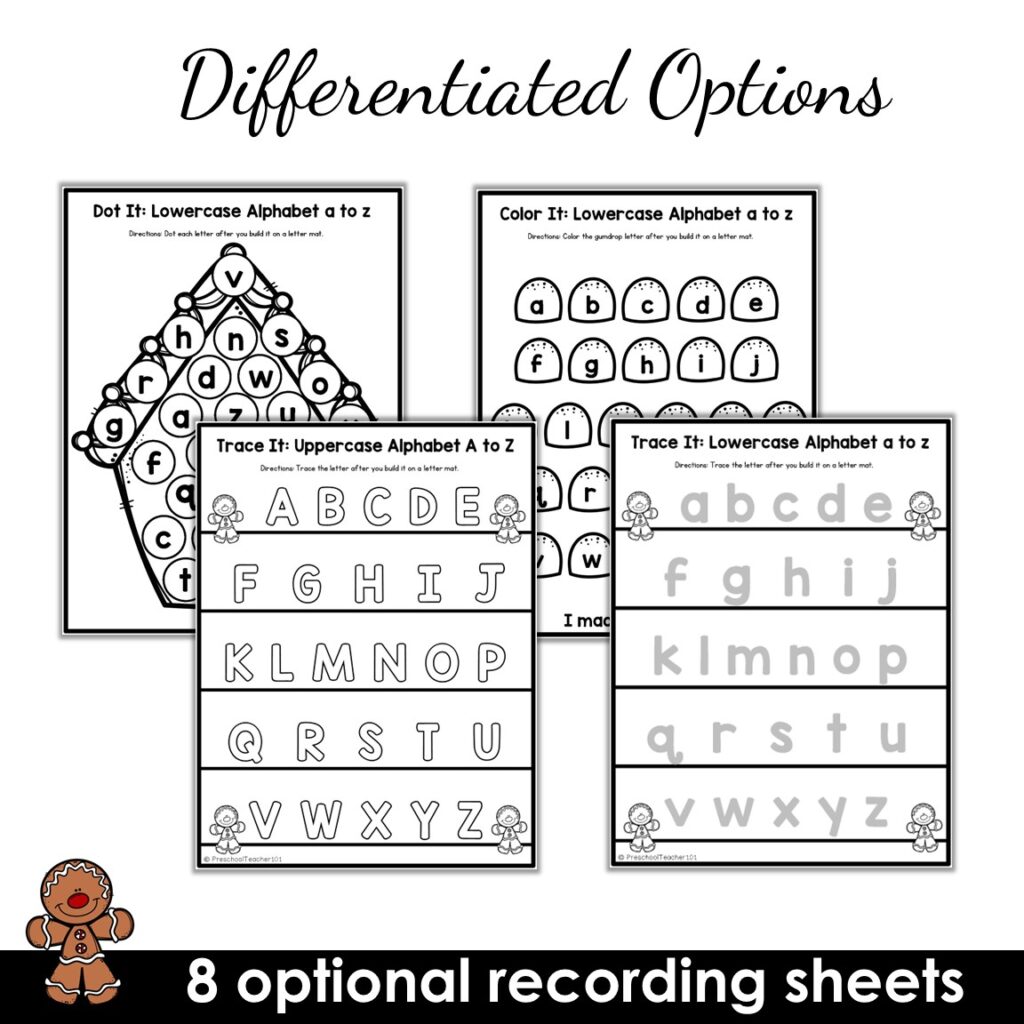 Seasonal ABC Fine Motor Mats Bundle - Preschool Teacher 101