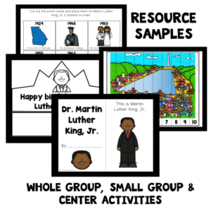 Martin Luther King Jr Activity Pack - Preschool Teacher 101