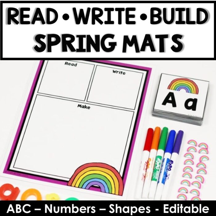 Read Write Build Spring Fine Motor Activities - Preschool Teacher 101
