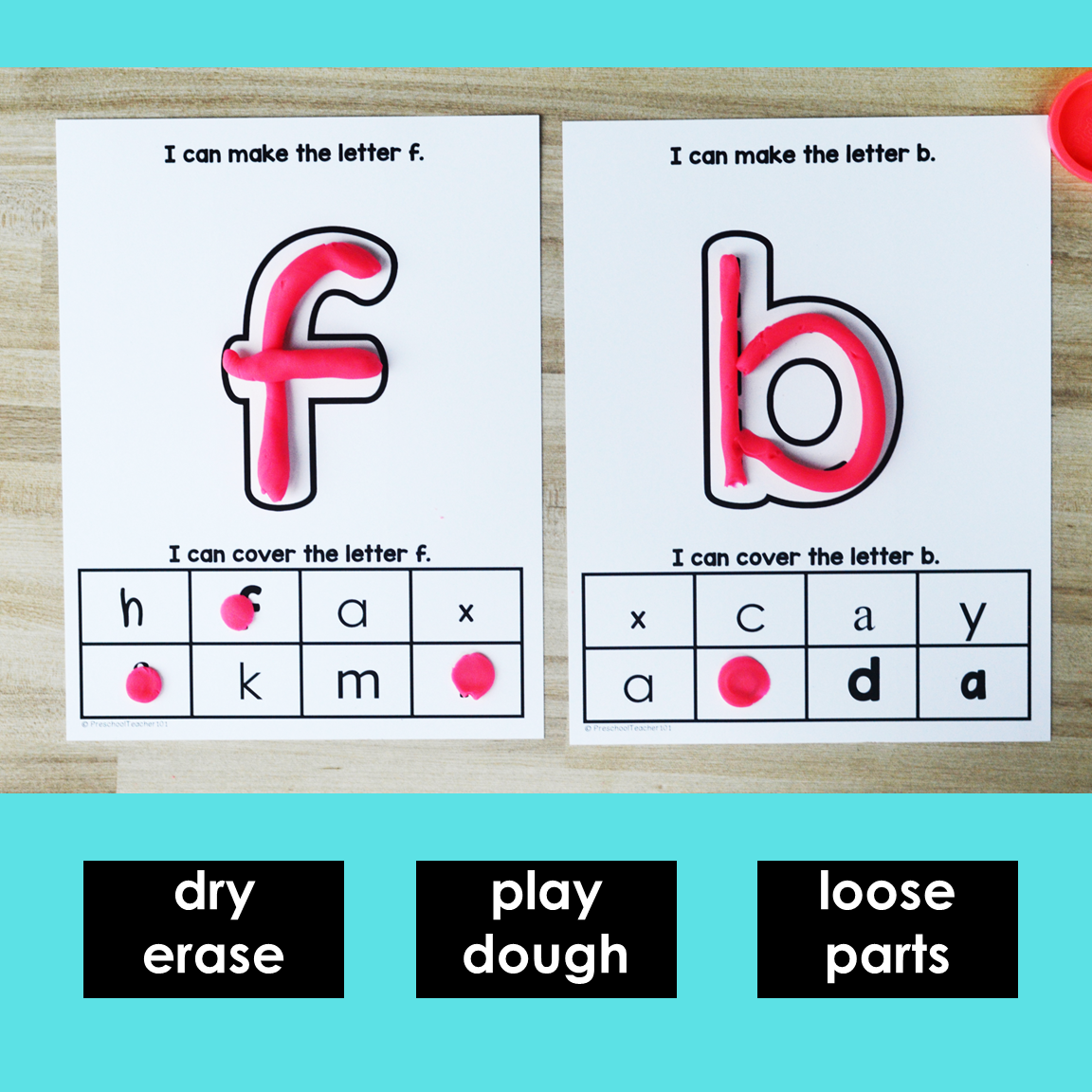 Fine Motor Alphabet Mats - Preschool Teacher 101