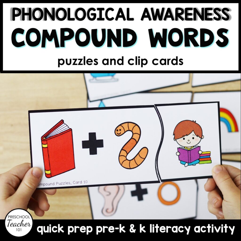 Compound Word Puzzles - Preschool Teacher 101