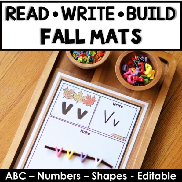 Read Write Build Fall Fine Motor Activities - Preschool Teacher 101
