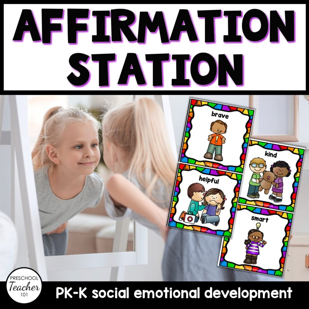 Affirmation Station Mirror Kit - Preschool Teacher 101