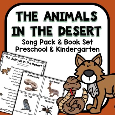 Desert Animals Song Pack - Preschool Teacher 101