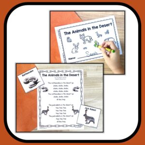 Desert Animals Song Pack - Preschool Teacher 101