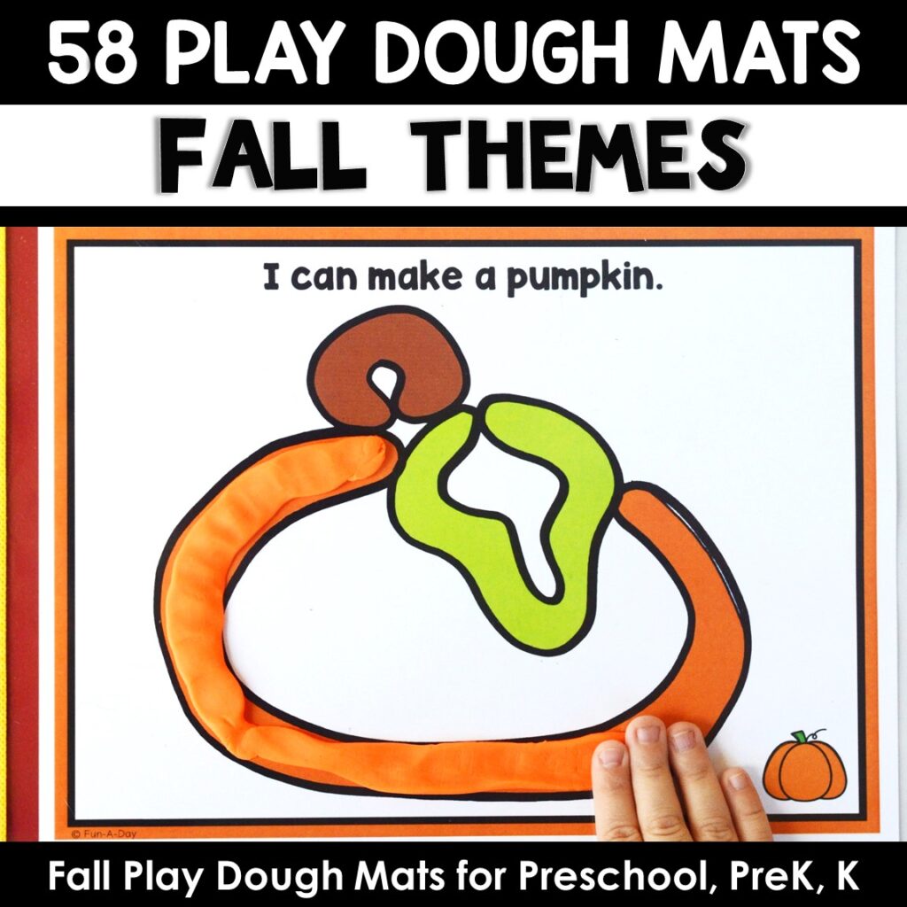 Fall Play Dough Mats