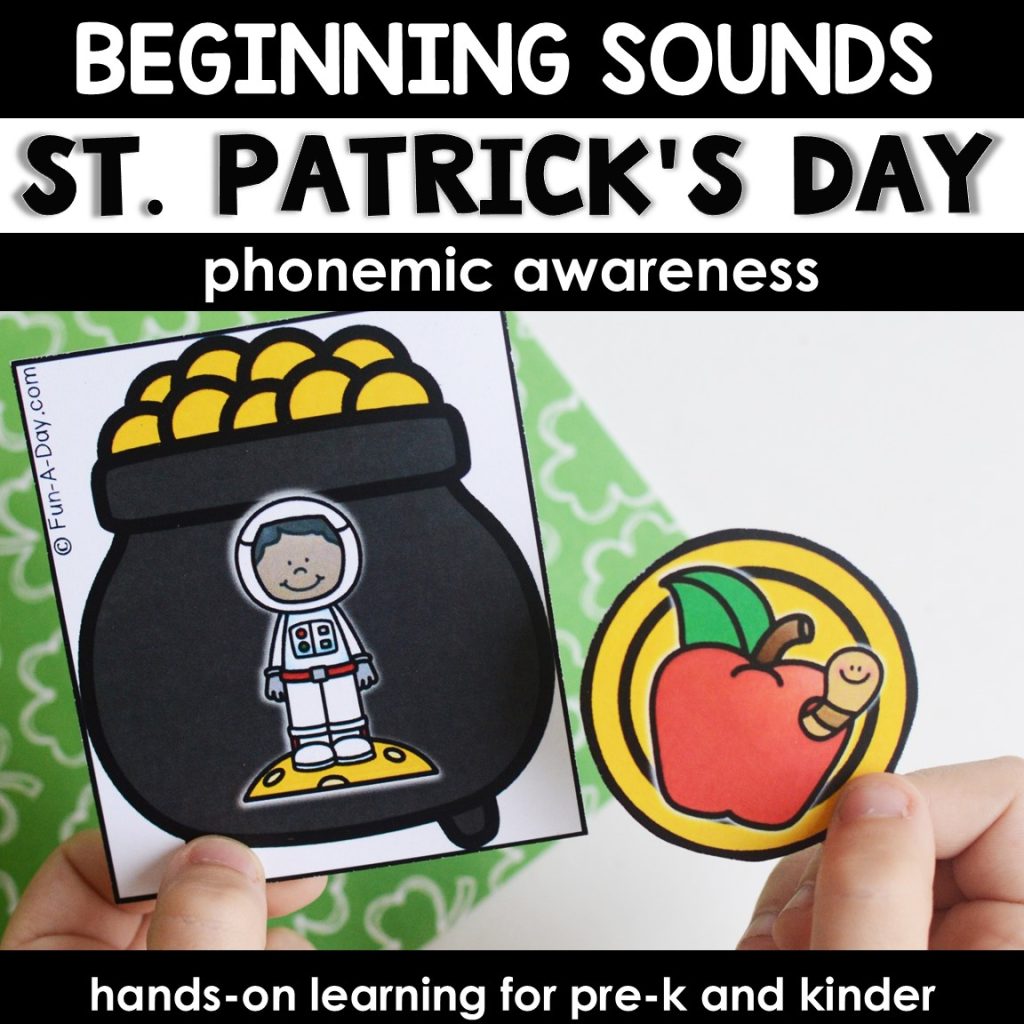 St. Patrick’s Day Beginning Sounds Activities - Preschool Teacher 101