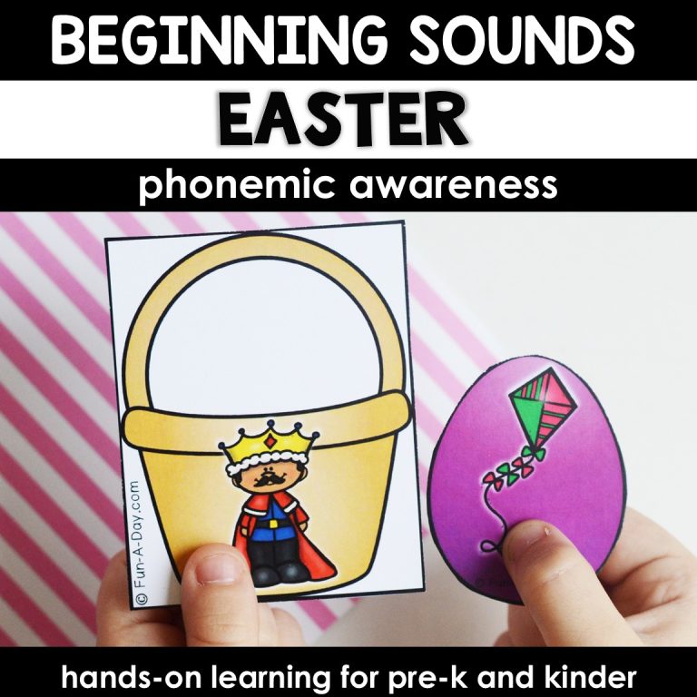 Easter Beginning Sounds Activities - Preschool Teacher 101