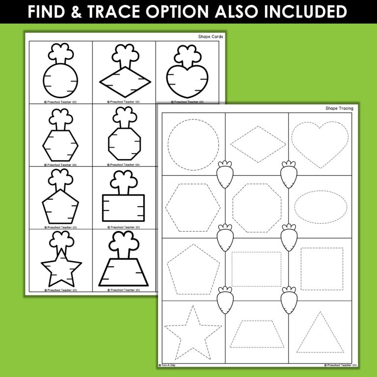 Easter Carrot Shape Mats - Preschool Teacher 101