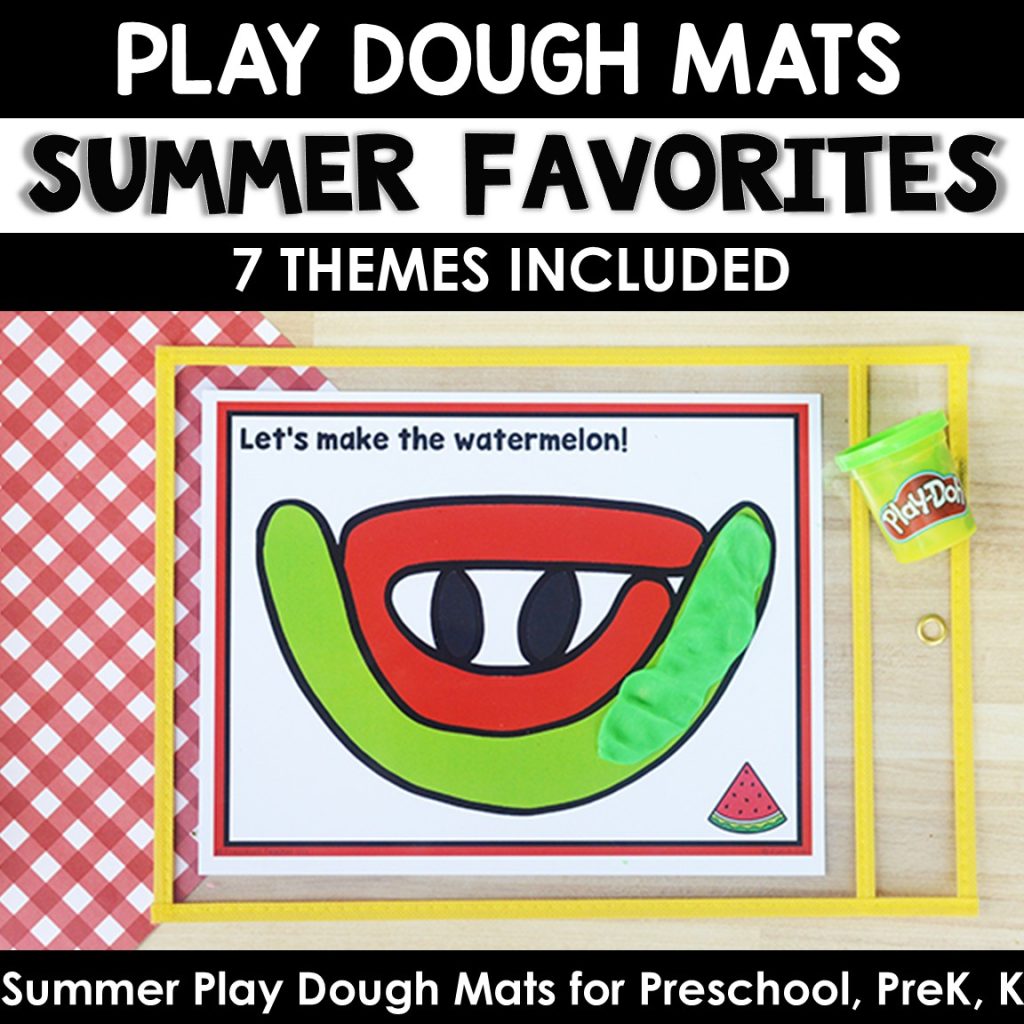 Summer Play Dough Mats