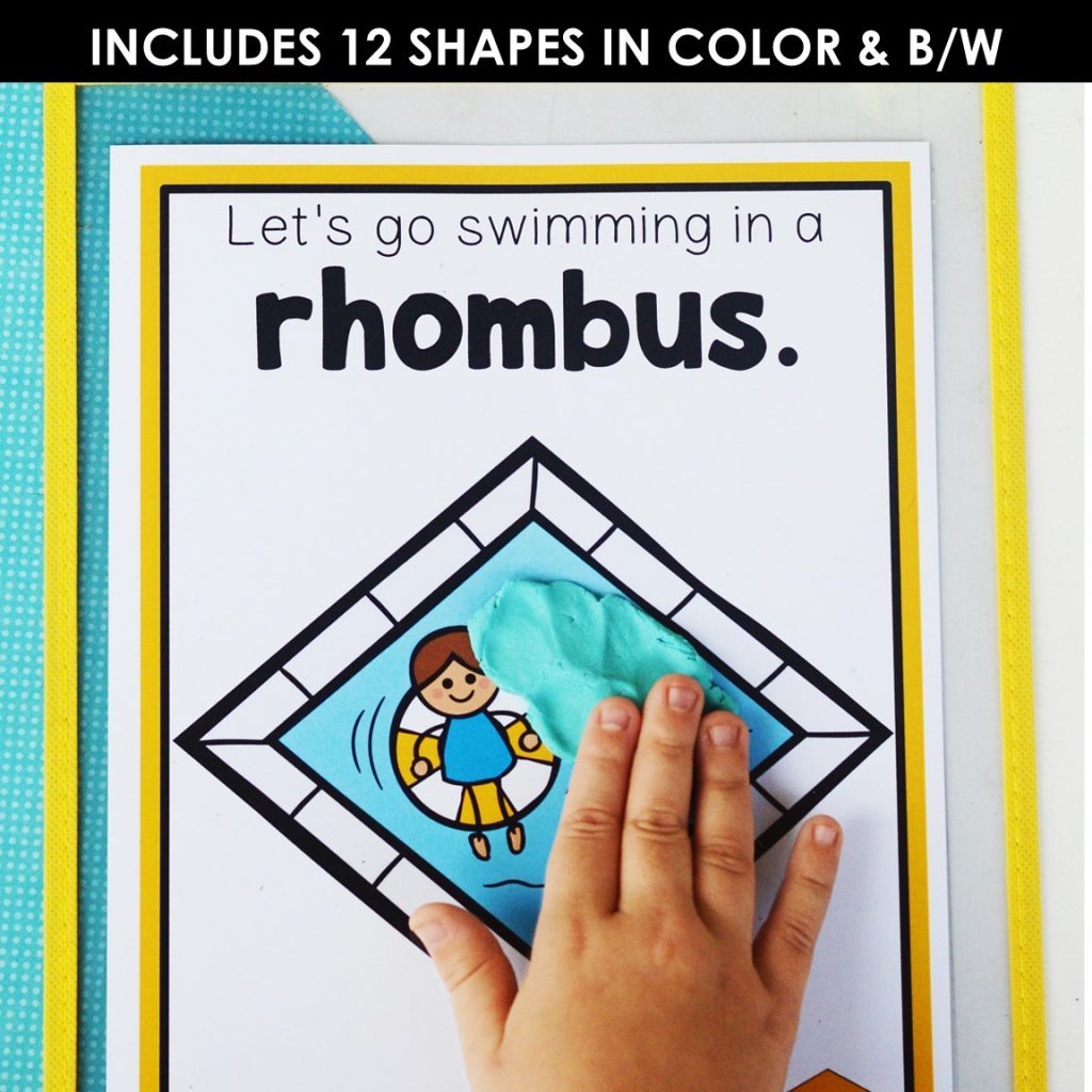Pool Summer Shape Mats - Preschool Teacher 101
