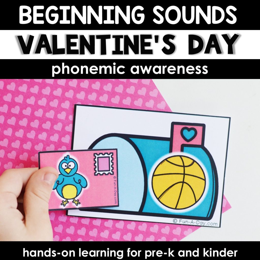 Valentine's Day Beginning Sounds Activities - Preschool Teacher 101