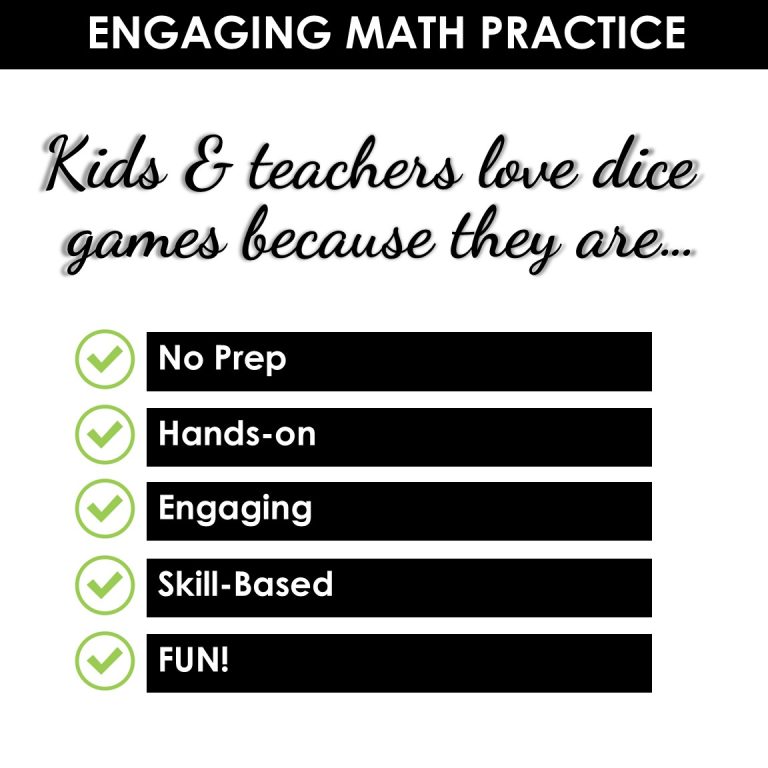 Valentine's Day Math Dice Games - Preschool Teacher 101