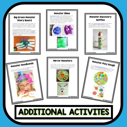 Monster Theme Preschool Classroom Lesson Plans - Preschool Teacher 101