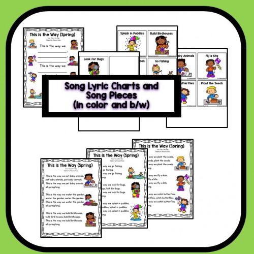 Spring Preschool Circle Time Song and Activities - Preschool Teacher 101