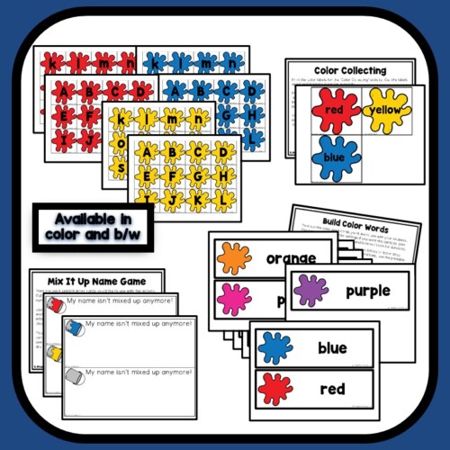 Mix It Up Theme Preschool Classroom Lesson Plans