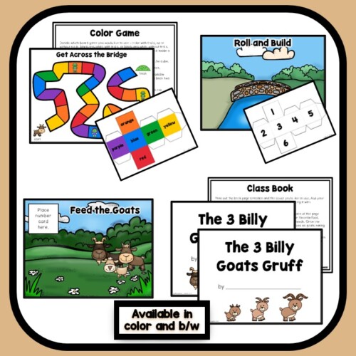 Three Billy Goats Gruff Theme Preschool Classroom Lesson Plans ...