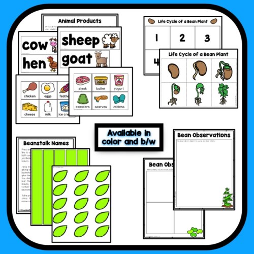 Jack and the Beanstalk Theme Preschool Classroom Lesson Plans ...
