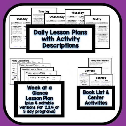 Family Theme Preschool Classroom Lesson Plans - Preschool Teacher 101