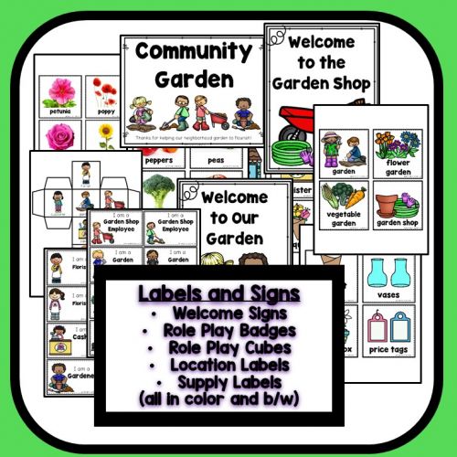 Garden Dramatic Play - Preschool Teacher 101