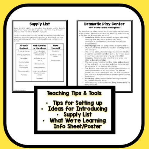 Beach Day Summer Dramatic Play - Preschool Teacher 101